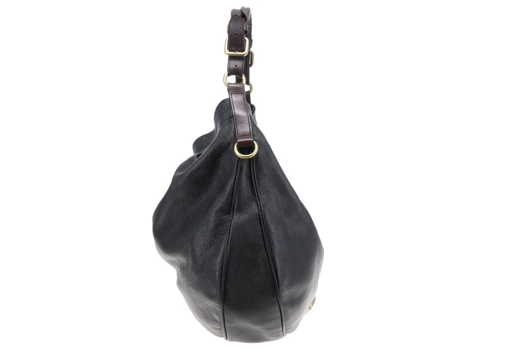 Mulberry Mitzy Hobo Black In Spongy Leather – Designer Exchange Ltd