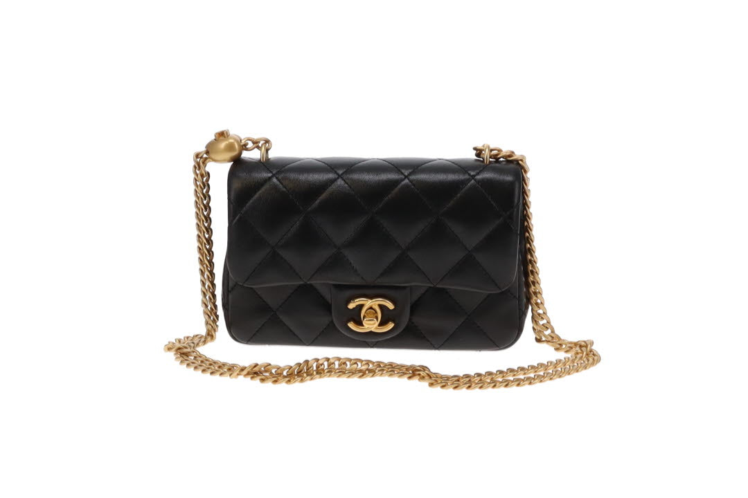 Chanel Black Sweetheart Mini Rectangle Black 23P – Designer Exchange Ltd